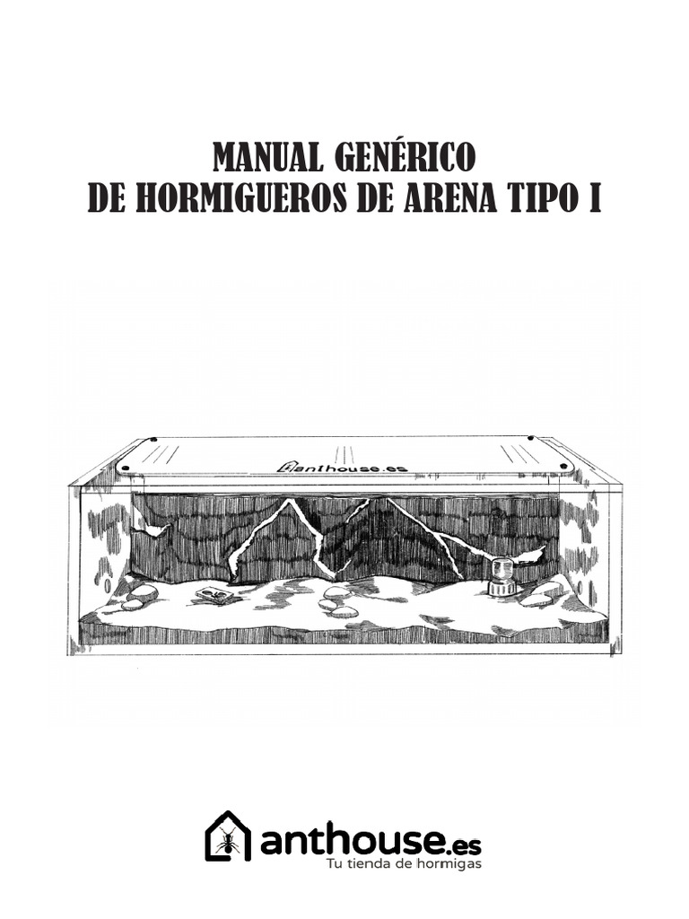 Manual Generico de Hormigueros de Arena Tipo I | PDF | Hormiga | Cupón