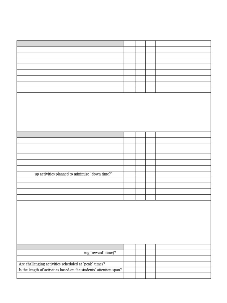 Classroom Management Planning Tool | PDF | Classroom Management | Classroom