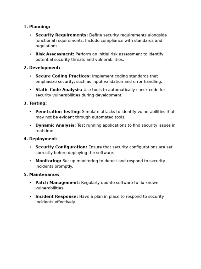 Phases of SSDLC in Agile | PDF
