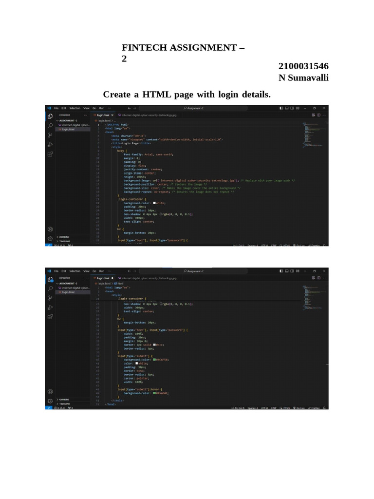 FINTECH ASSIGNMENT | PDF