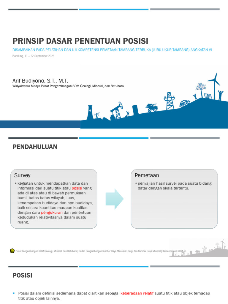 Prinsip Dasar Penentuan Posisi | PDF