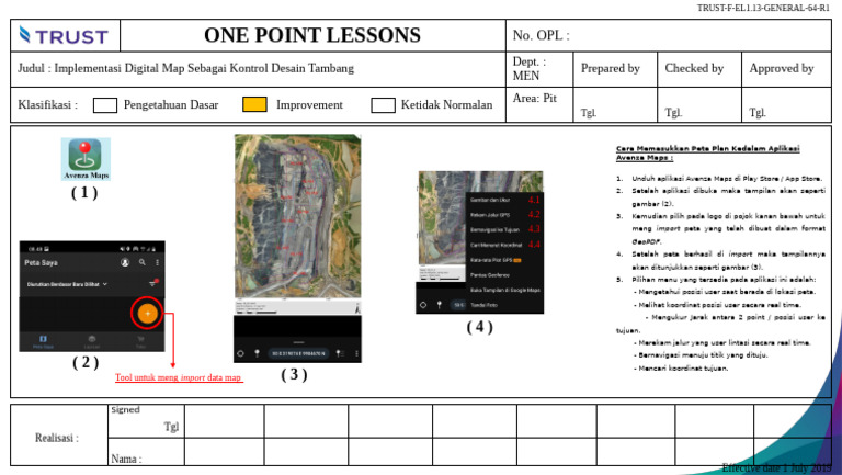 OPL_ME_SRV_Digital Map Plan Actual | PDF