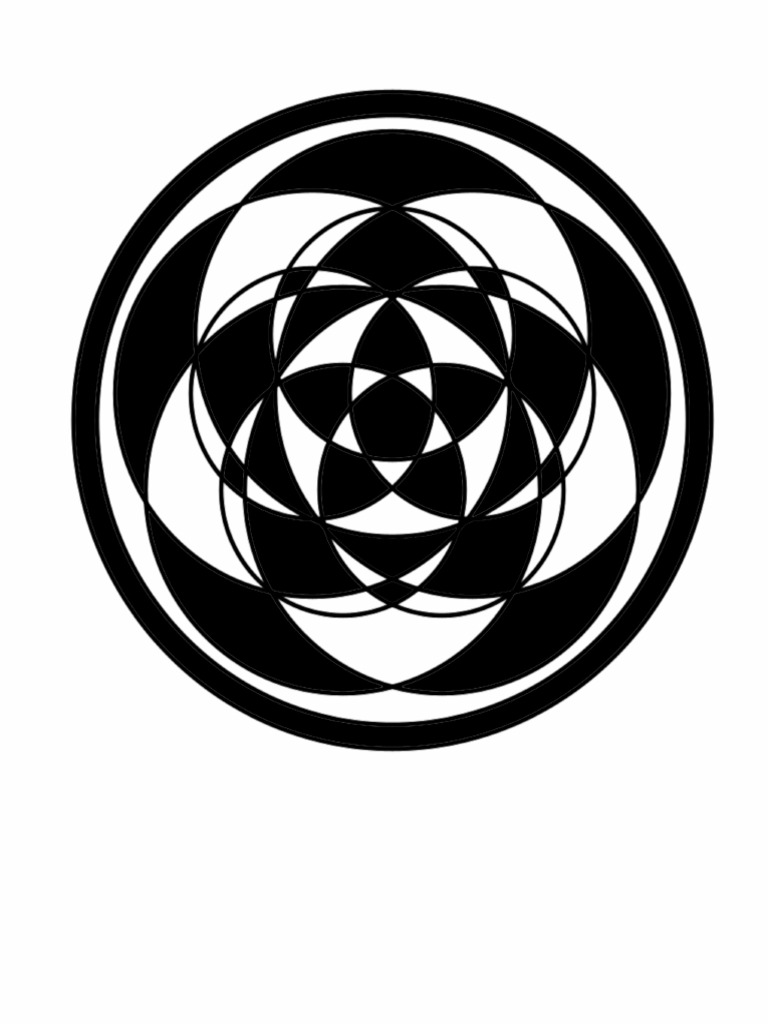 Pentagonal Star in Phi Radius Circle | PDF