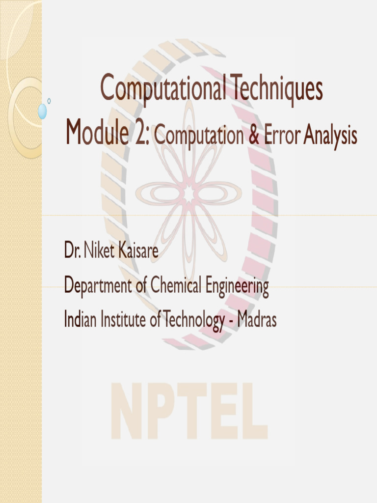 Numerical Methods Module 2 | PDF