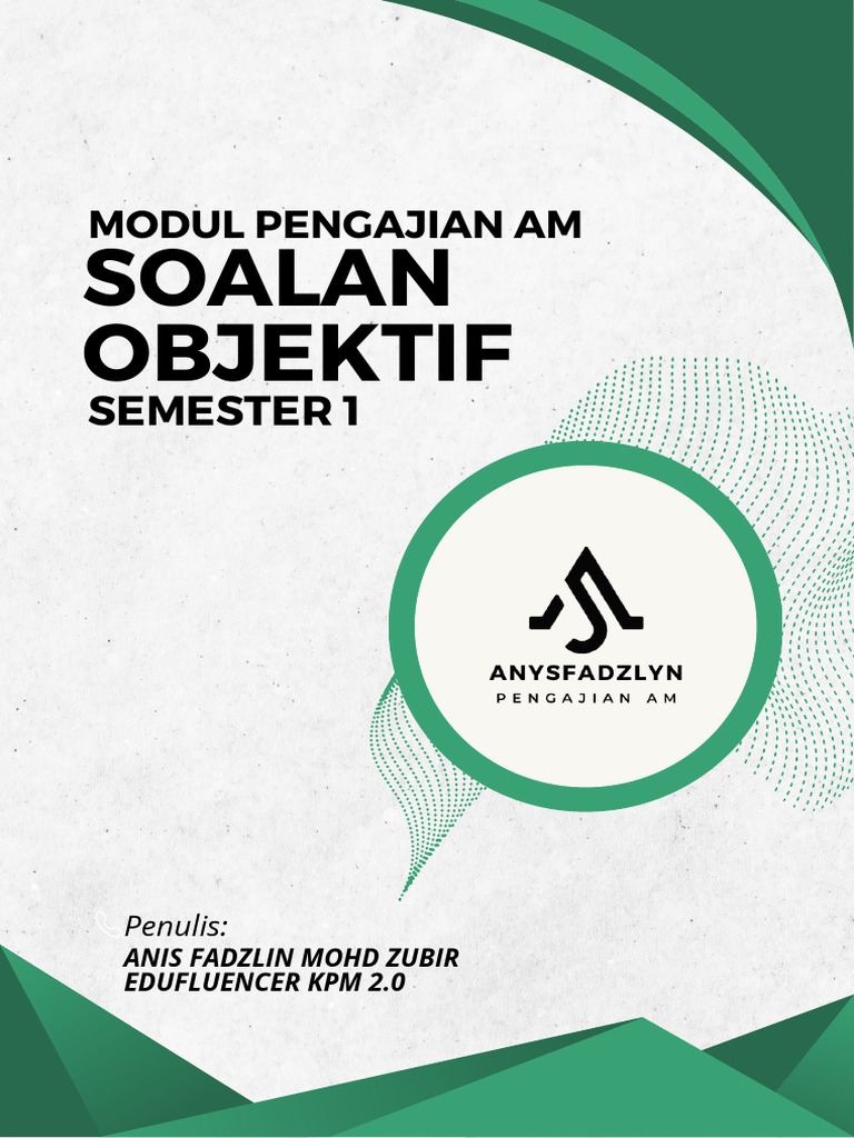 Sem 1-Soalan Objektif | PDF
