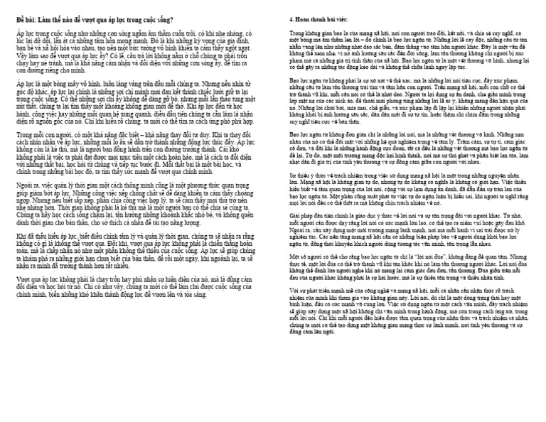 VBT Văn - Bài 3 | PDF