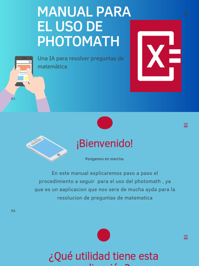 Uso y beneficios de Photomath | PDF