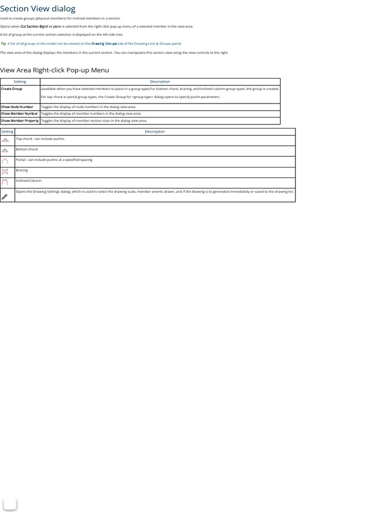 Section View dialog | PDF