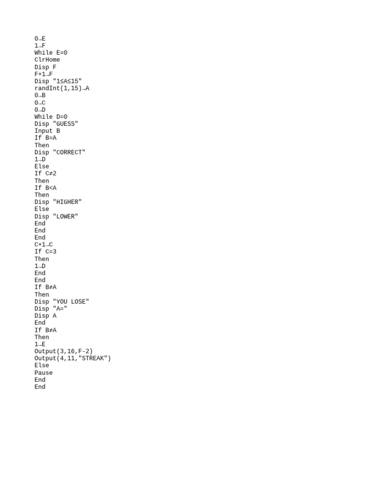 Guesser | PDF