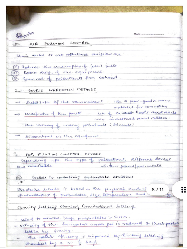 Air Pollution Control | PDF