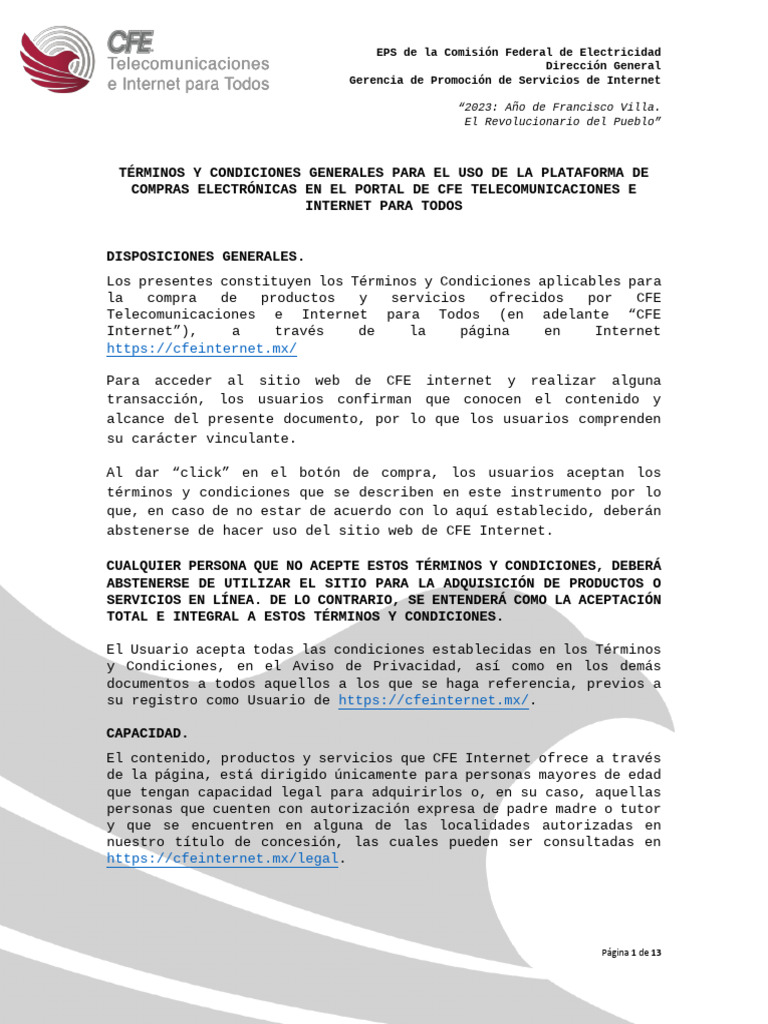 Terminos y Condiciones de Uso Compras en Linea | PDF | Internet | Tarjeta de crédito