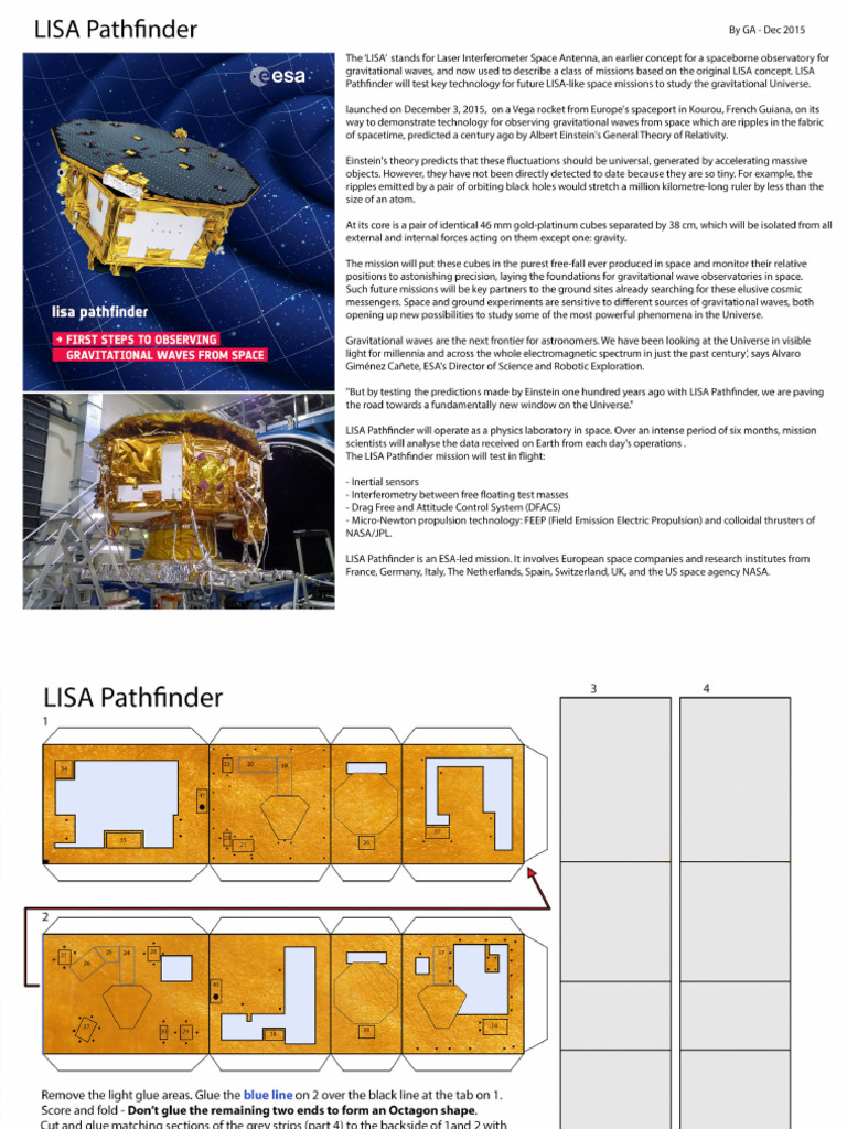 LISA Pathfinder Model | PDF