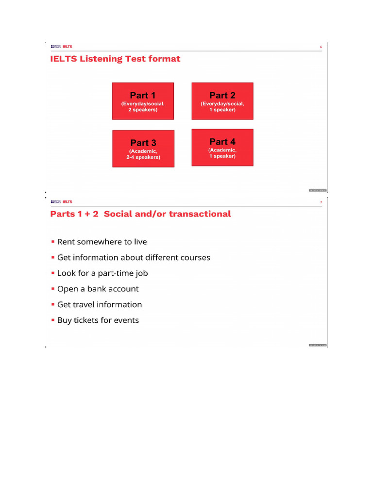 2 Listening Test 1 Oct | PDF