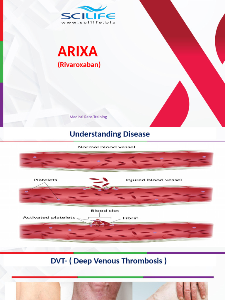 Rivaroxaban Medical Training Guide | PDF | Blood | Drugs