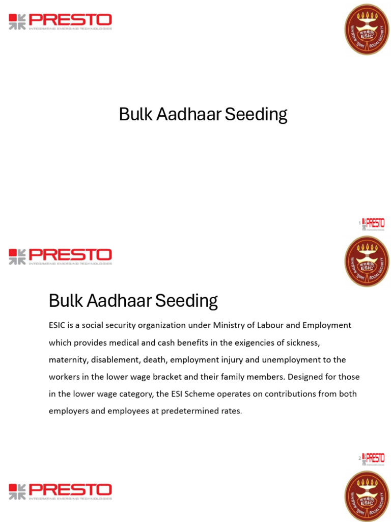 Employer Flow Chart - Bulk Aadhar Seeding | PDF | Computing | Authentication