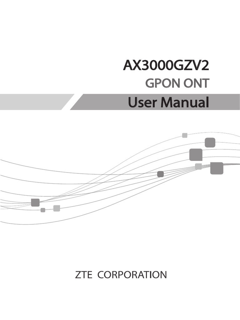 AX3000GZV2 User Manual | PDF