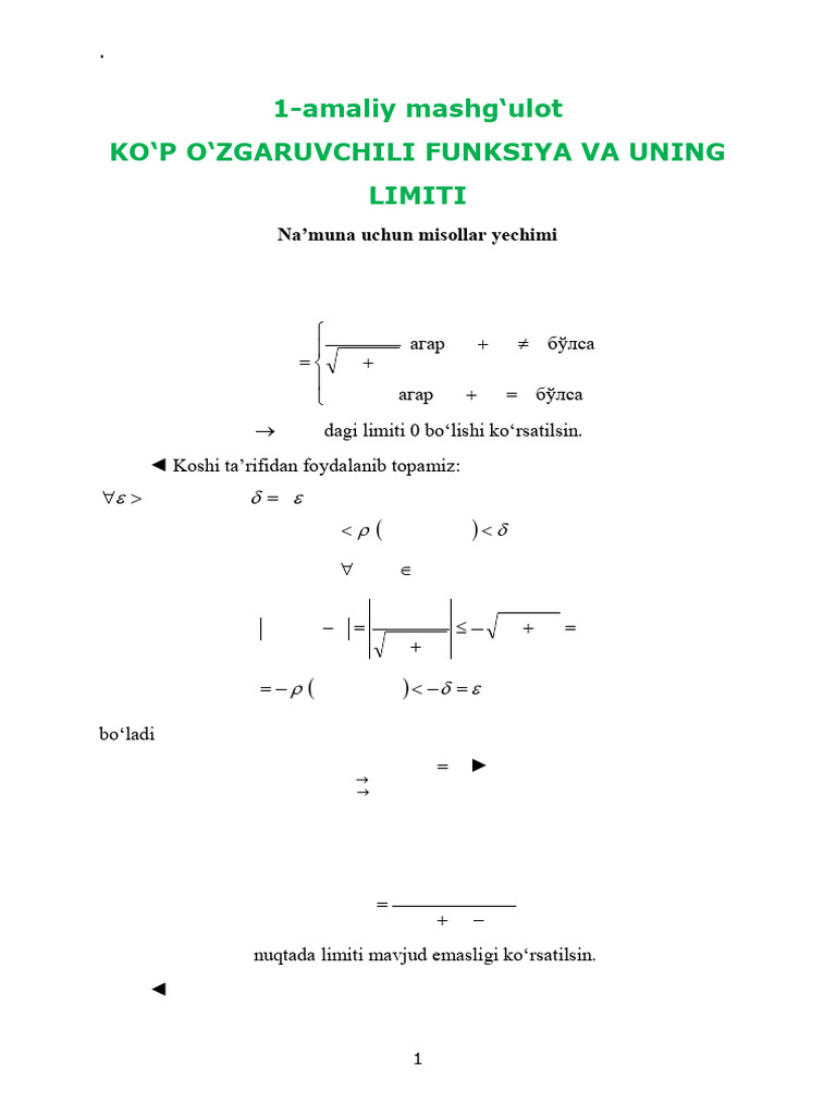 1-Amaliy (1) - Compressed | PDF