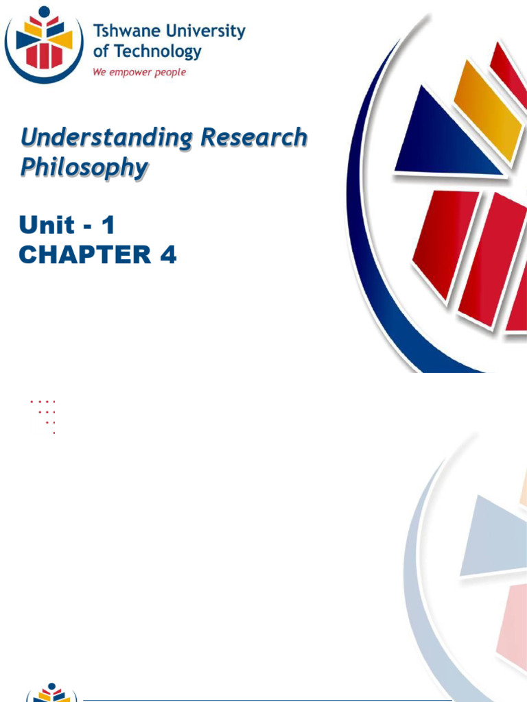 Research Methods - Unit 1 Chapter 4 | PDF | Methodology | Positivism