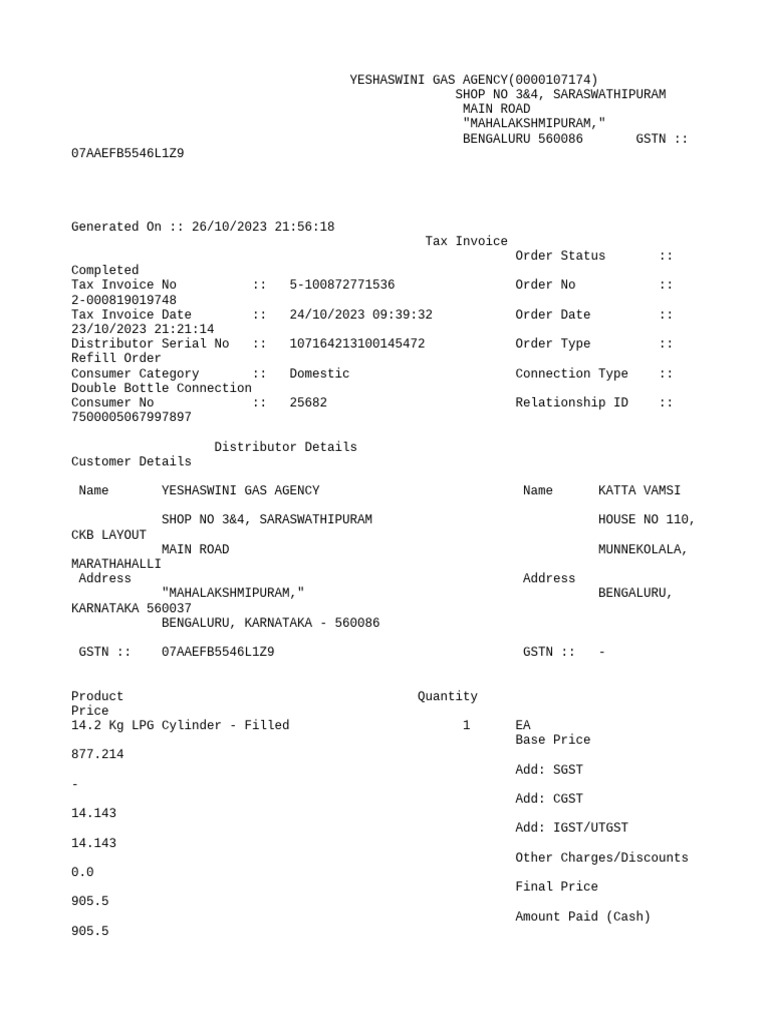 Gas Bill | PDF | Invoice | Economies