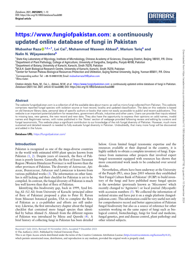 Baab 080 | PDF | Fungus | Taxonomy (Biology)