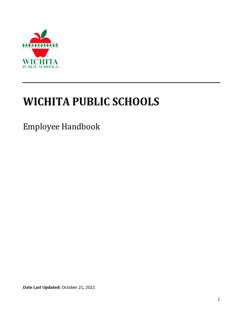 Wichita Public Schools Employee Handbook | PDF | Employment | Human ...