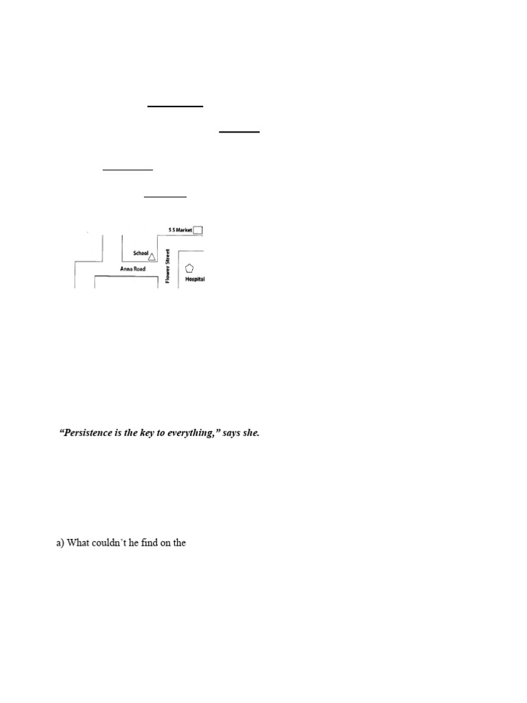 Unit Test -3 ,Eng -10 Th Std | PDF