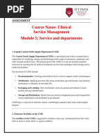 CSSD Audit Checklist | PDF | Safety