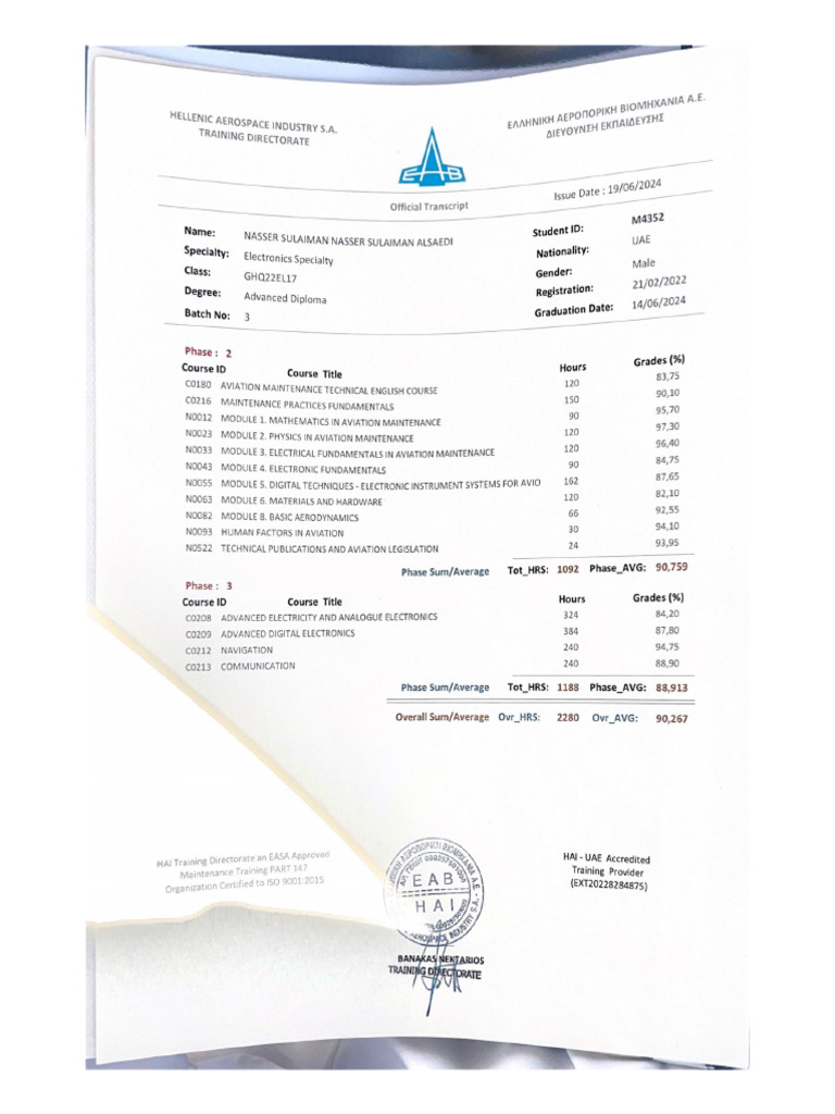 Hellenic Aerospace Industry S.A. 2 | PDF