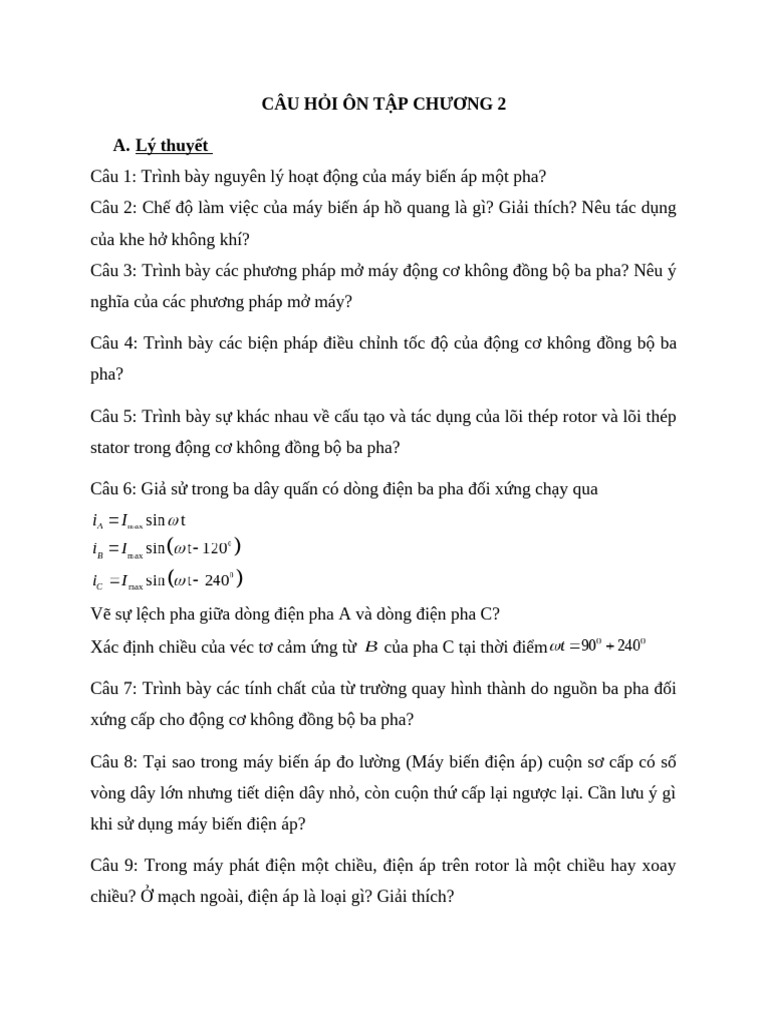 2. Bai Tap KTD-DT Chuong 2 | PDF