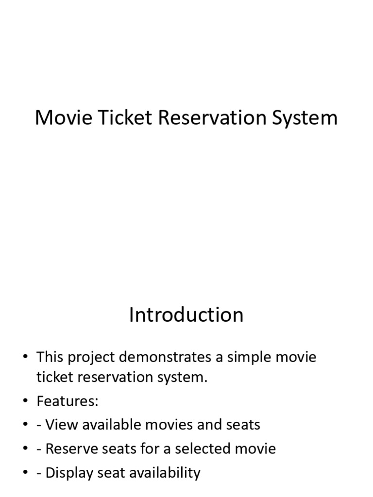 Movie_Ticket_Reservation_System (2) | PDF