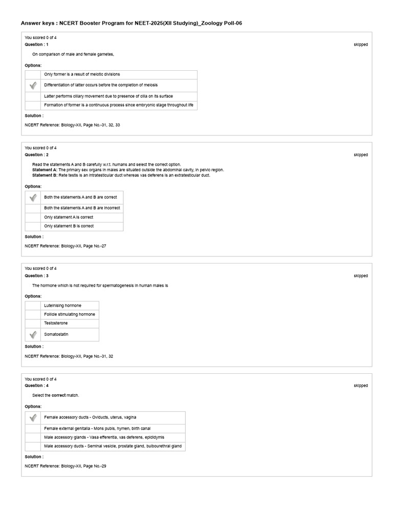 Z-06 poll | PDF | Ploidy | Animal Anatomy