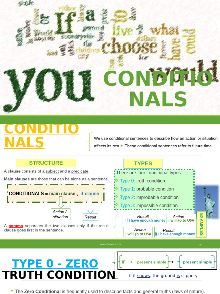 Conditionals Explanation Powerpoint Grammar Guides - 64539 | PDF ...
