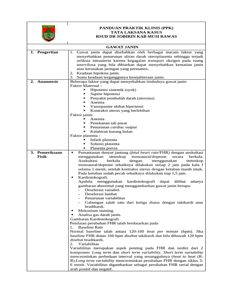 PPK KEBIDANAN & KANDUNGAN Fix | PDF