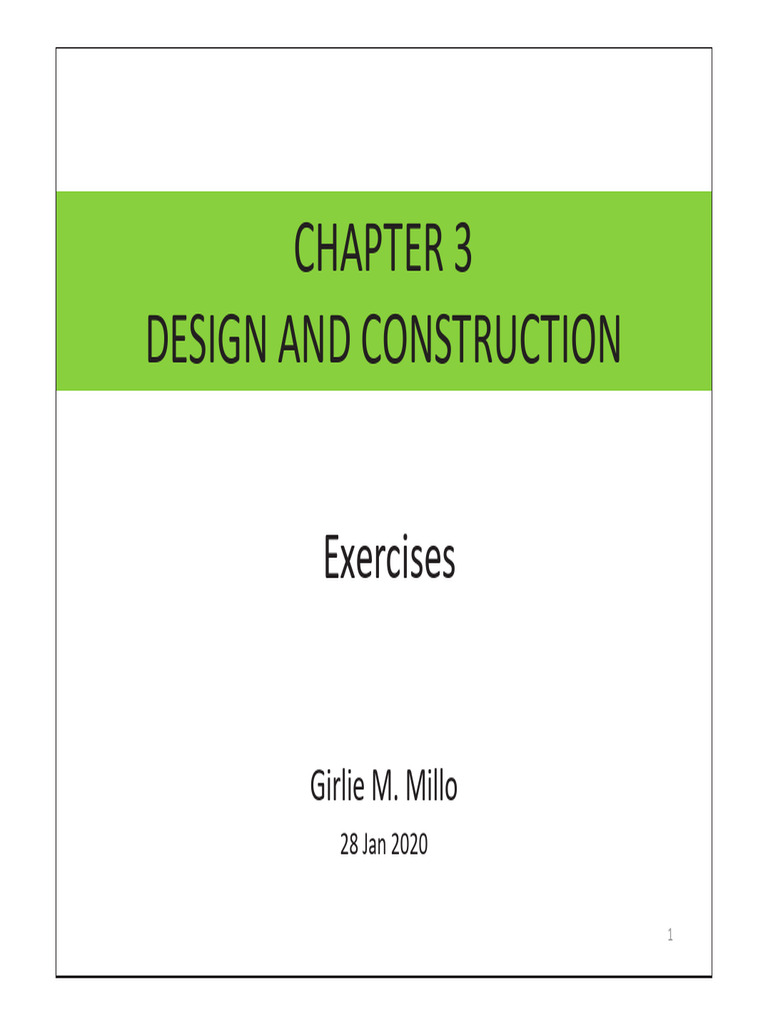 Chapter 3 Design and Construction | PDF | Strength Of Materials | Fracture