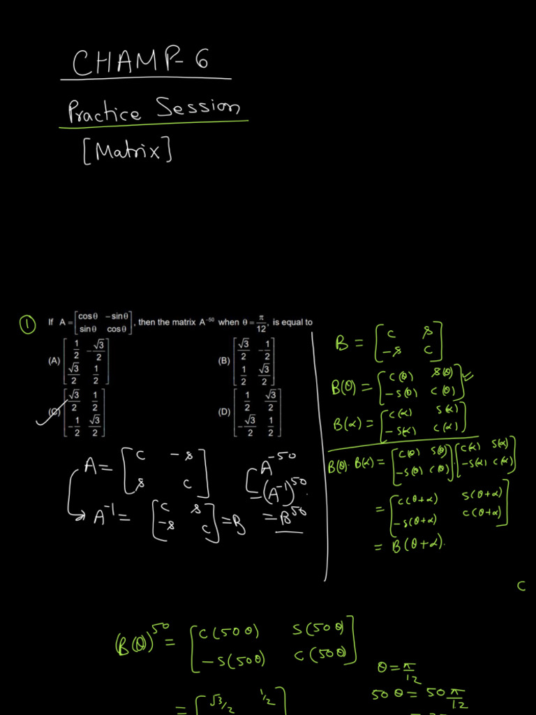 CHAMP 6 PC Matrix | PDF