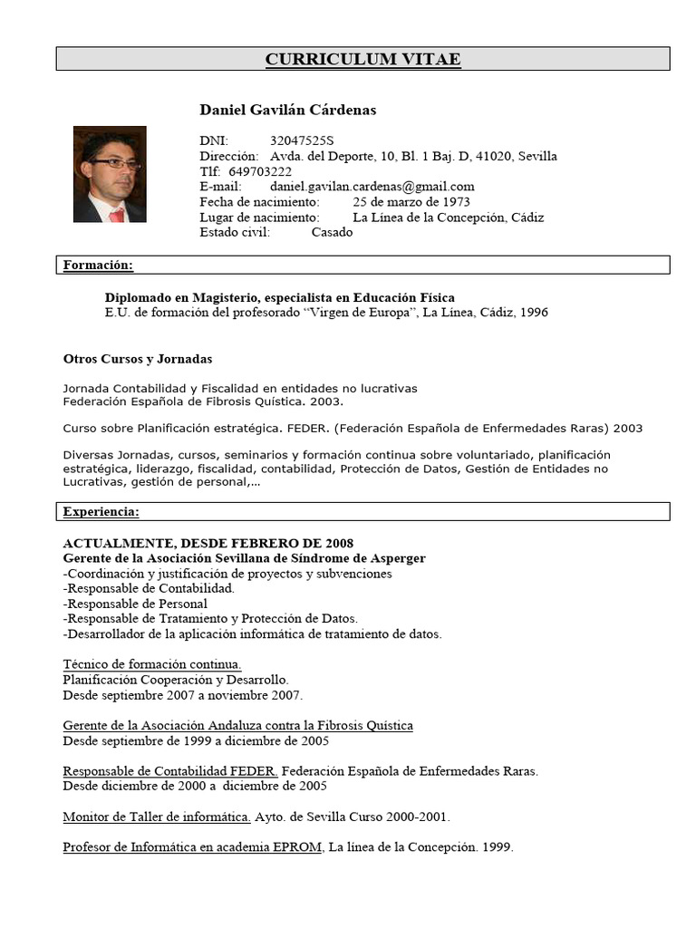 CV DGC | PDF | Informática | Software