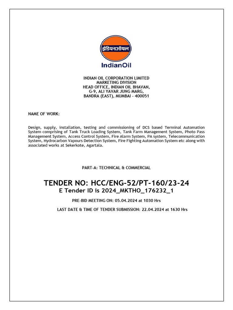 Tender Document T As 2 | PDF | Valve | Network Switch
