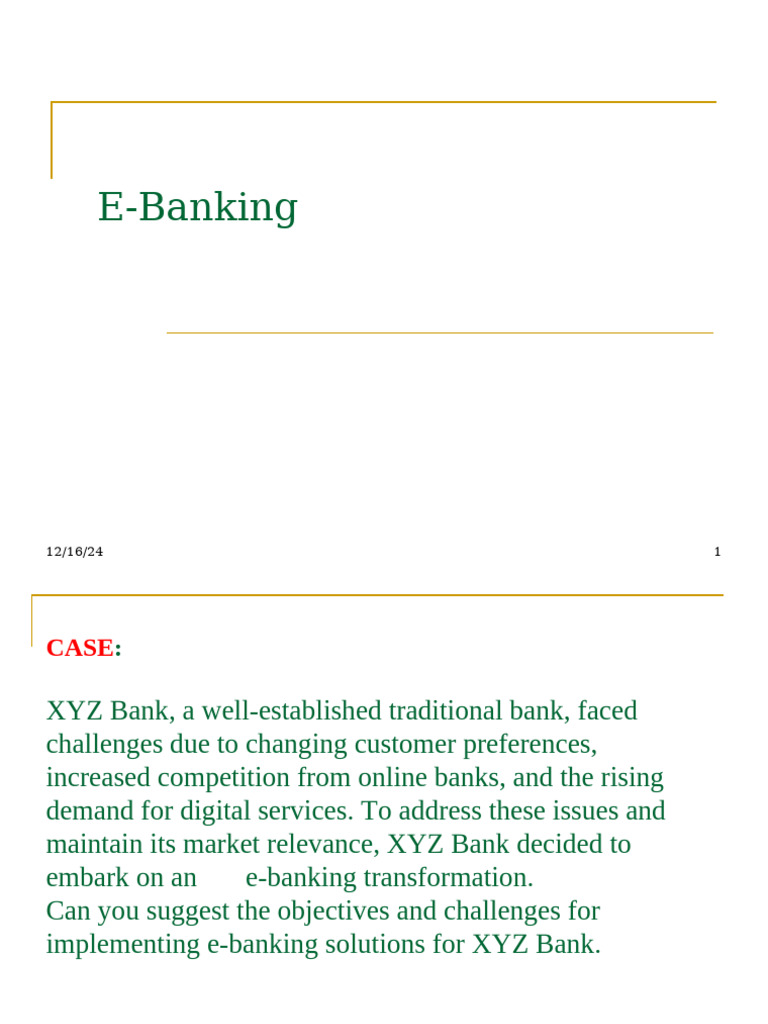 VND - Ms Powerpoint&Rendition 1 | PDF | Banks | Online Banking