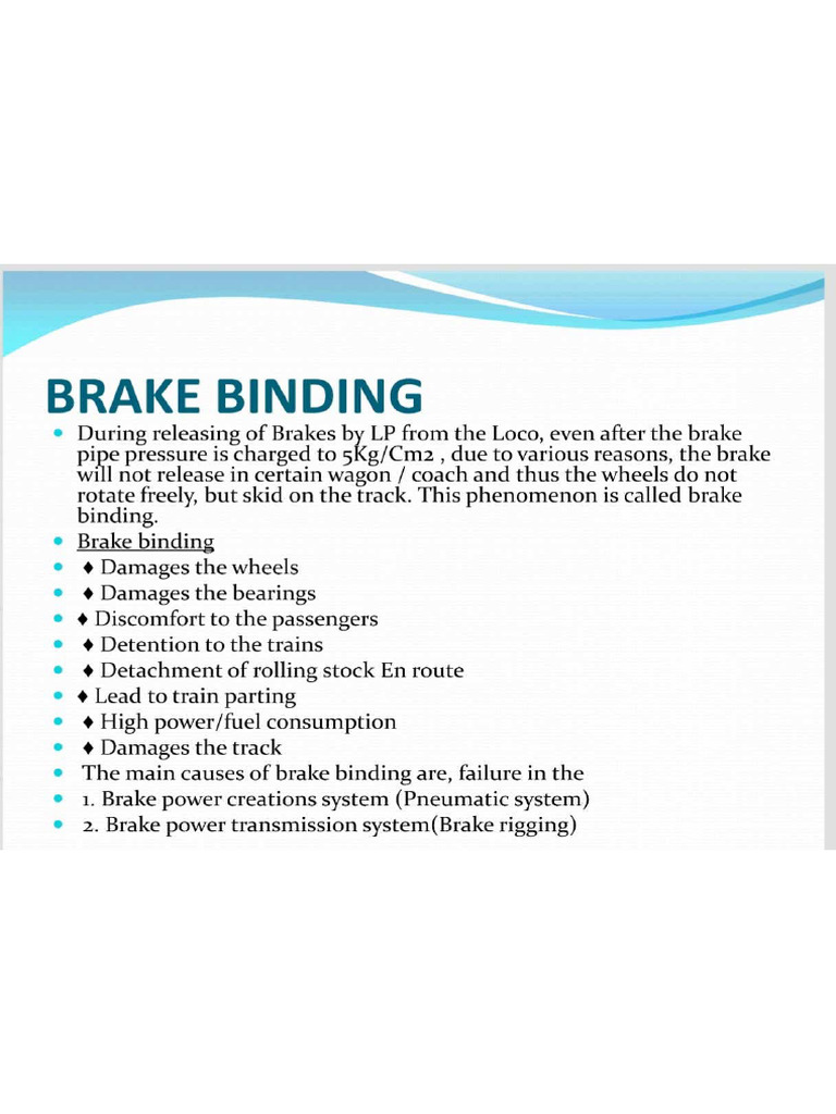 Brake Binding New | PDF