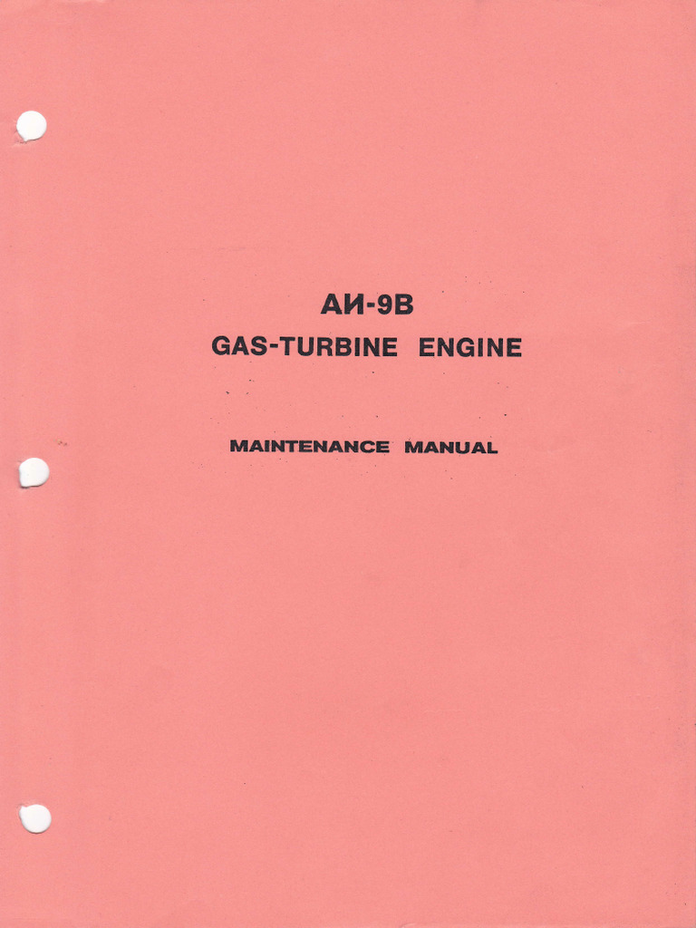 Gas Turbine Engine Maintenance Guide | PDF | Engineering | Internal Combustion Engine