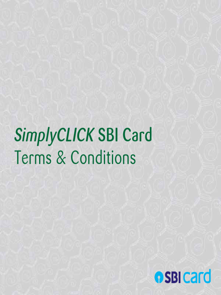 Simply Click Tnc MITC Booklet | PDF | Credit Card | Payments