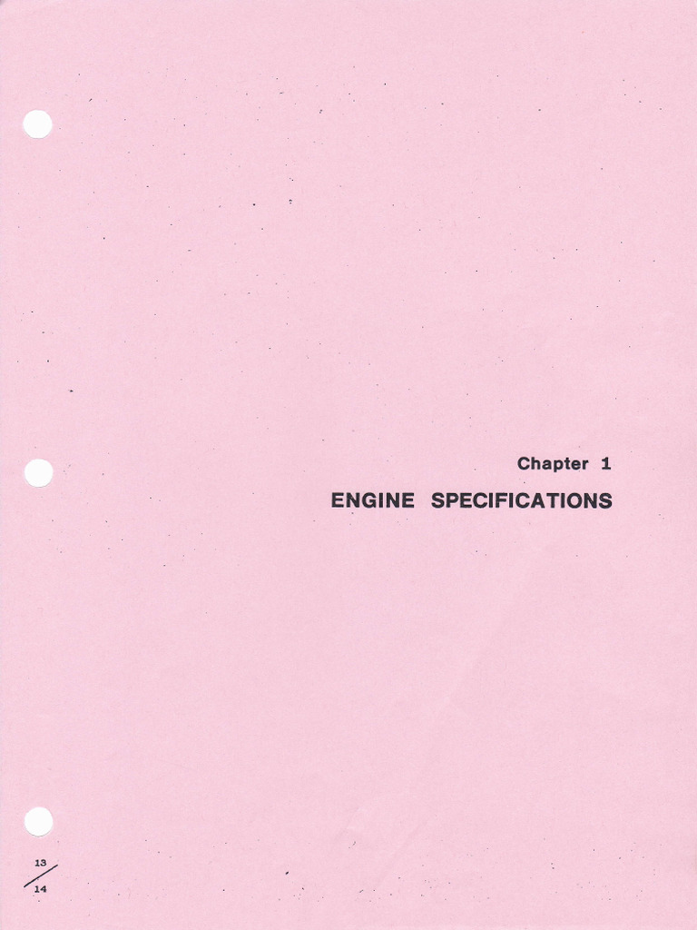 Chapter1 Engine Specifications@Afny | PDF | Atmosphere | Applied And Interdisciplinary Physics