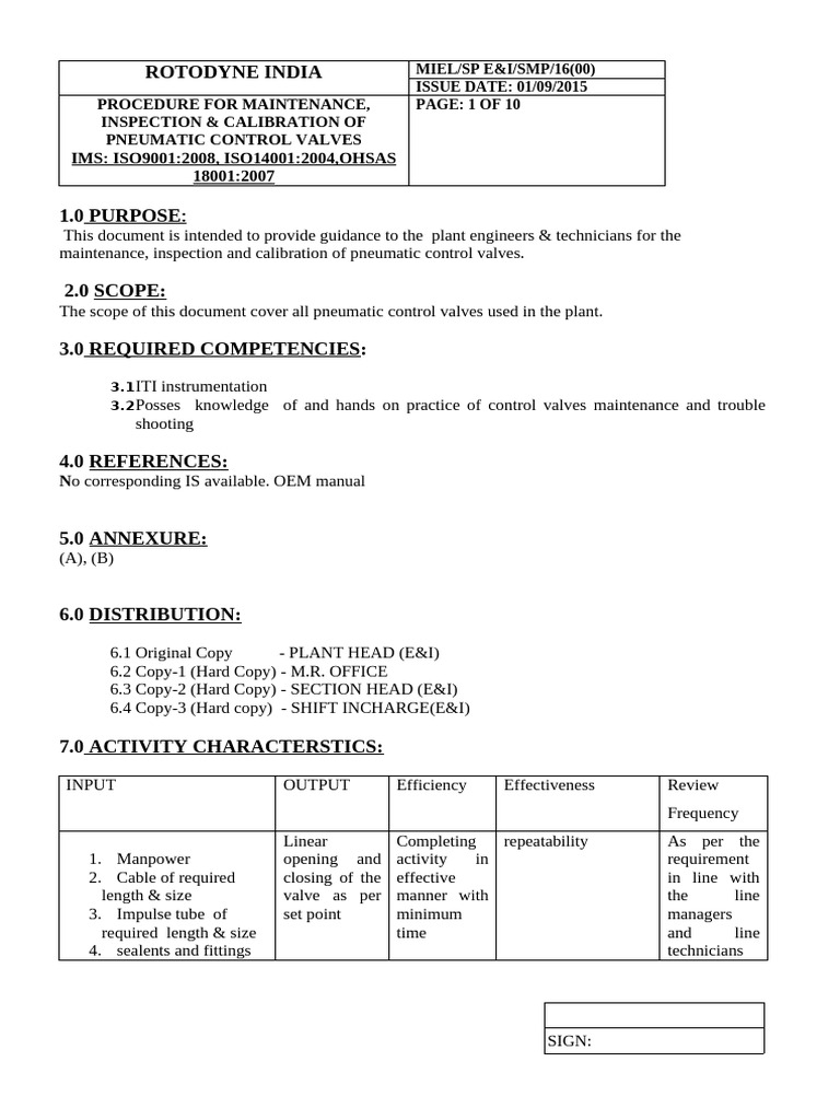 SMP16_CONTROL_VALVE_PNEUMATIC | PDF | Valve | Actuator