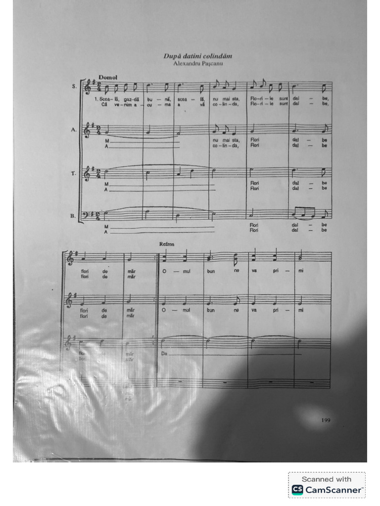 Dupa Datini Colindam | PDF