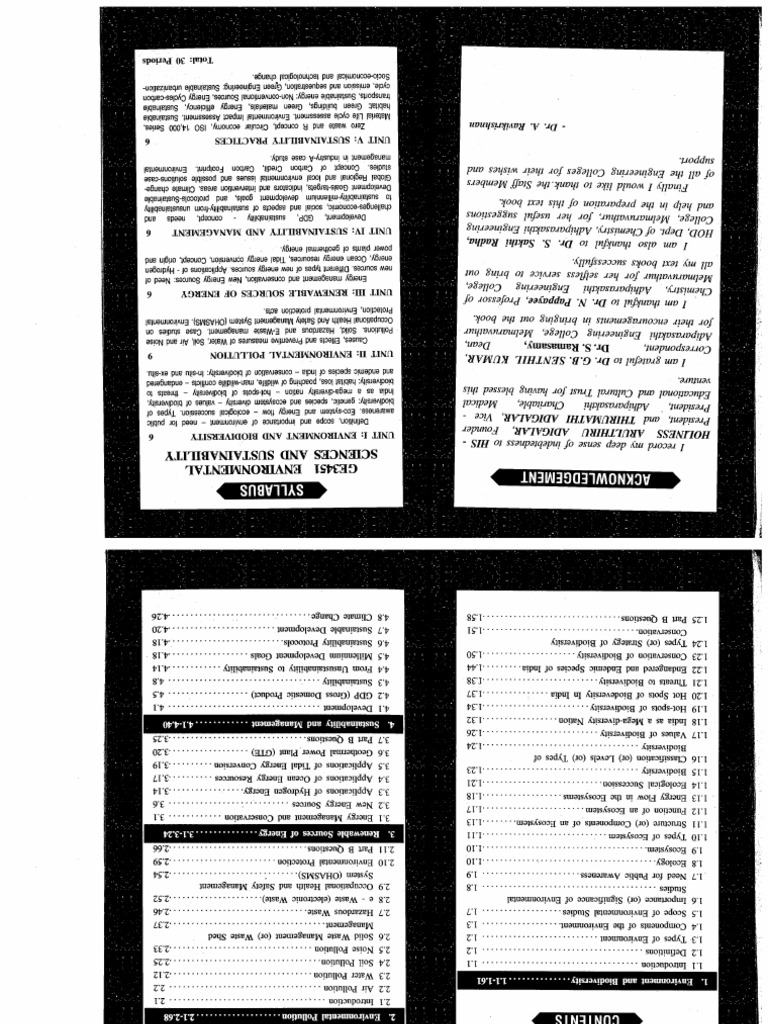 Environmental Sciences Sustainability | PDF