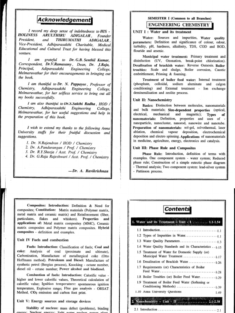 Engineering Chemistry | PDF