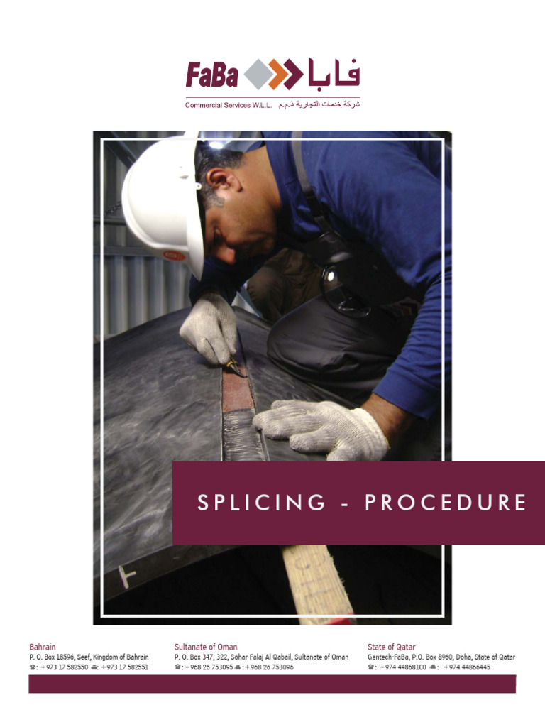 Instructions For Hot Splicing of Multiply Belts Rev 1R | PDF | Natural ...