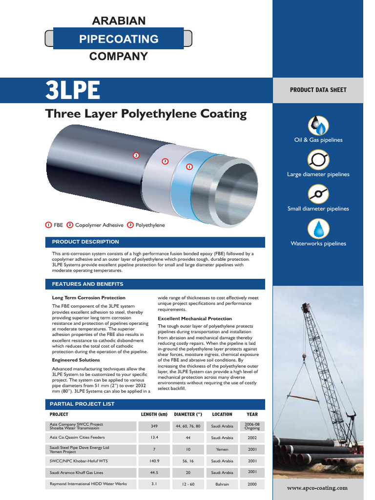 3LPE-PDS_1-1 | PDF | Polyethylene | Materials