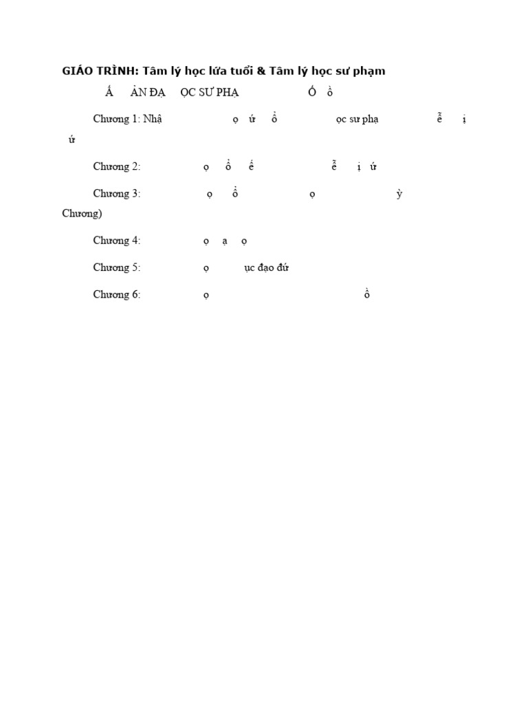 Giáo Trình | PDF
