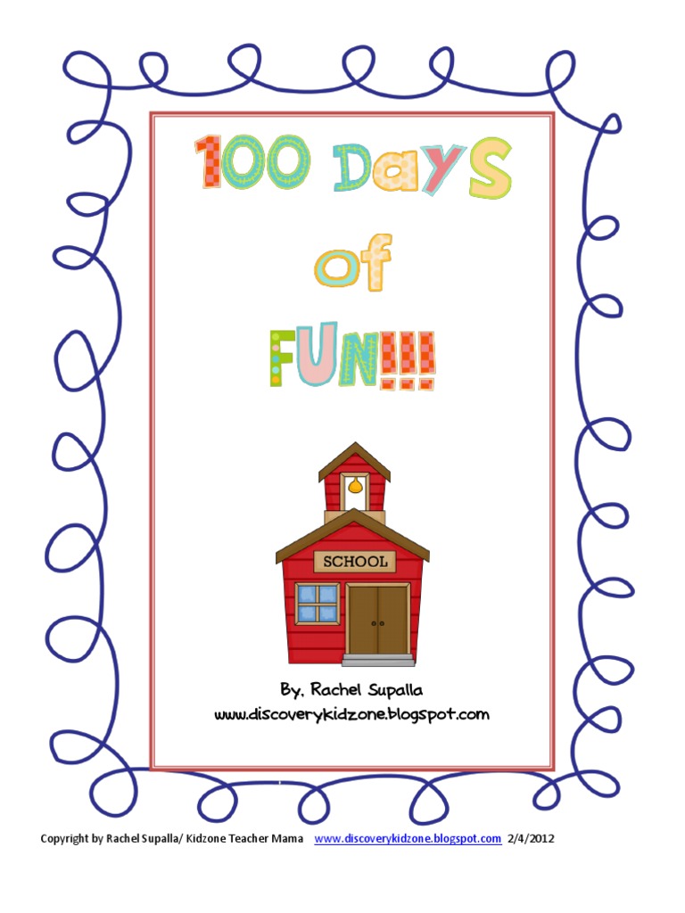 100 Days of Fun Packet | PDF